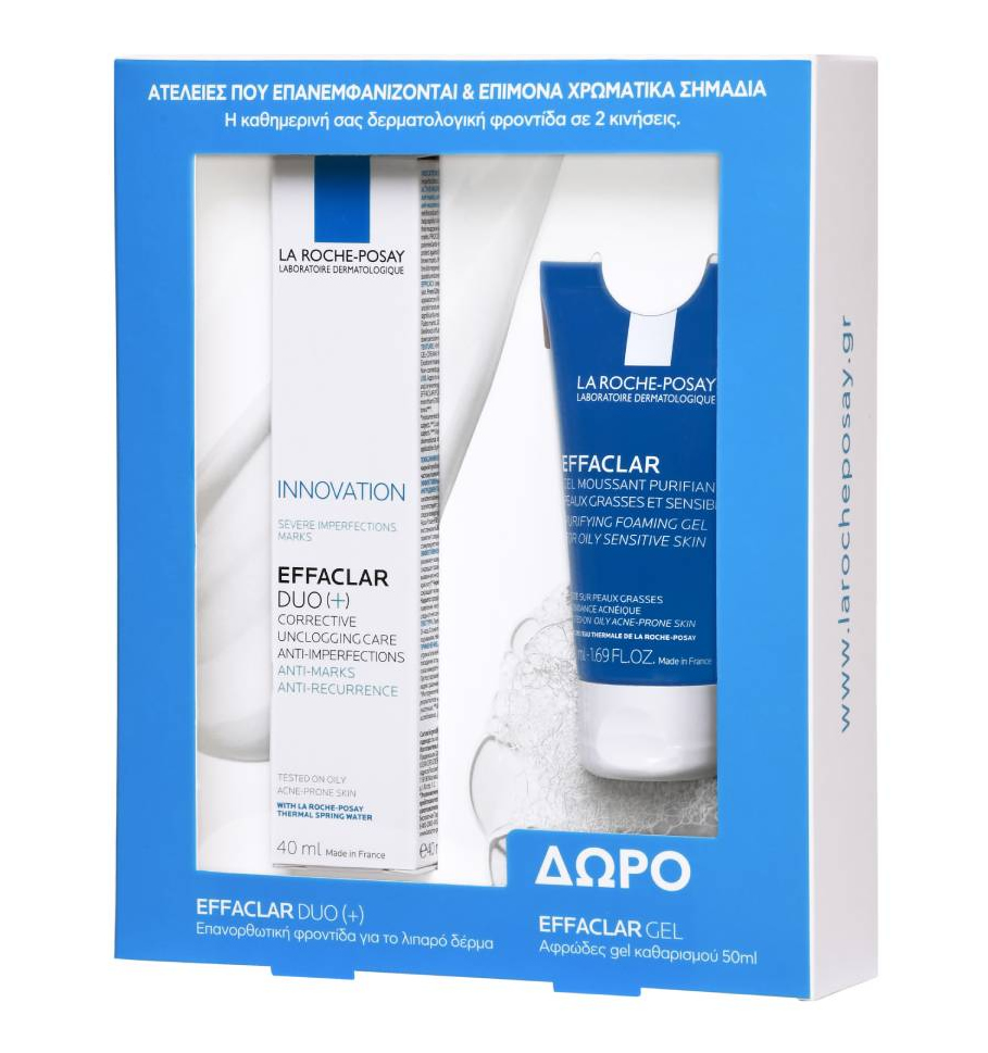 La Roche-Posay Innovation Effaclar Duo[+] 40ml & Effaclar Gel 50ml | z ...
