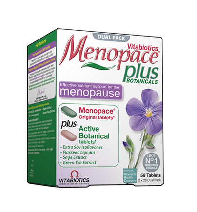 Vitabiotics Menopace Plus 56tabs (28 Original + 28 Active Botanical ...
