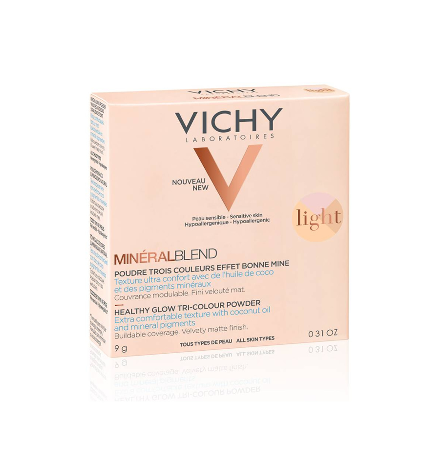 Vichy MineralBlend Healthy Glow Tri-Color Powder Light 9g | z-pharm